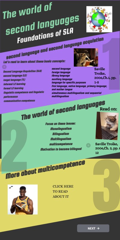 Lesson 3 - The world of Second Languages | Genially