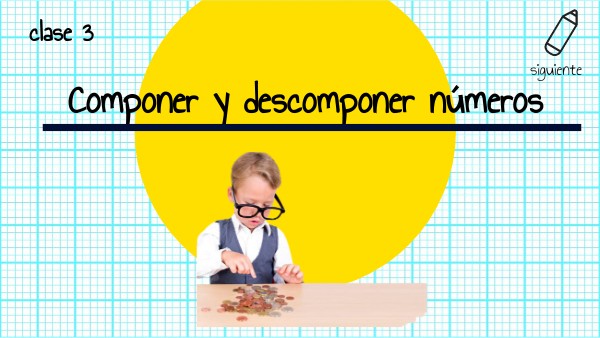 COMPONER Y DESCOMPONER NÚMEROS DEL 1 AL 20