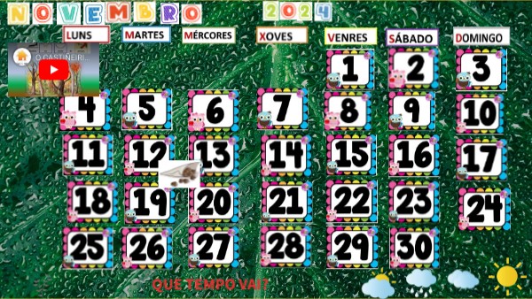 CALENDARIOS 2024-25 | Genially