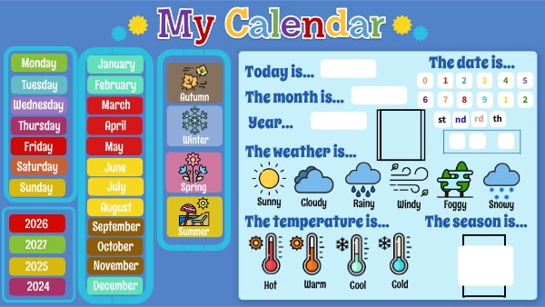 My Calendar | Genially