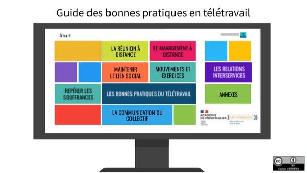 Guide des bonnes pratiques en télétravail | Genially