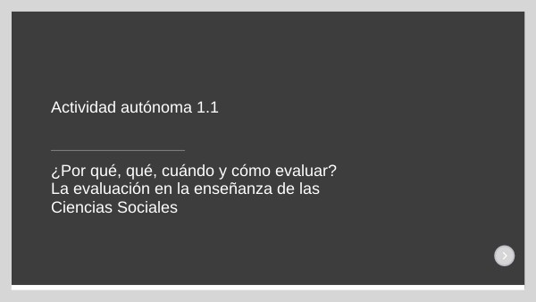 Evaluación EB-2022 | Genially