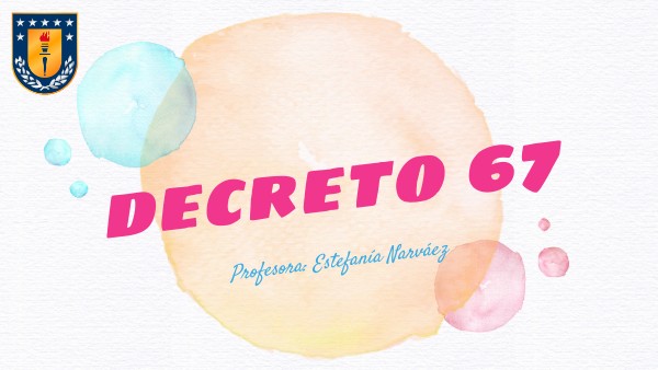 decreto 67 | Genially