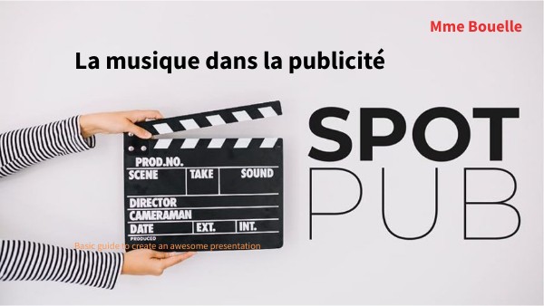 La musique dans la publicité | Genially