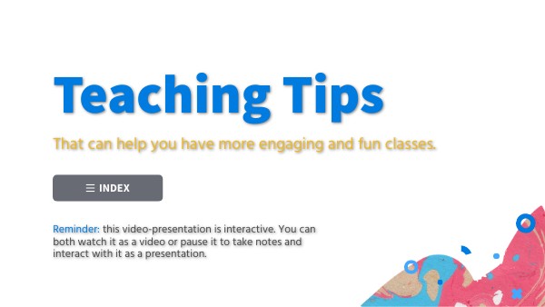 Teaching Tips | Genially