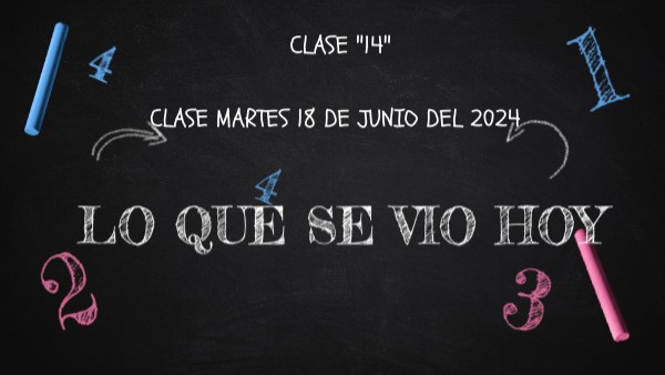 CLASE "14" | Genially