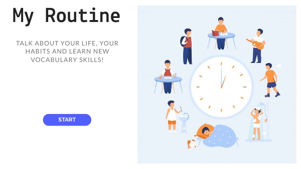 My Routine | Genially