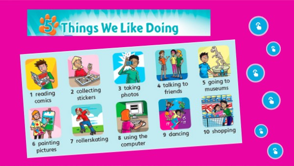 Tiger 4 Unit 5 Things we like doing | Genially