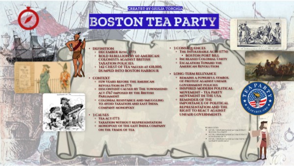 TORCHIA giulia - Boston Tea Party | Genially