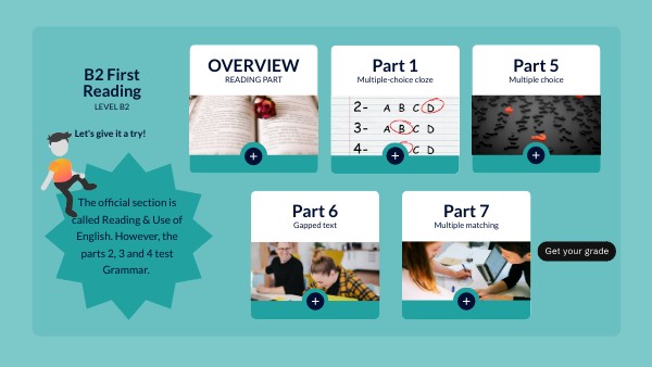 B2 First - Reading and listening tests | Genially