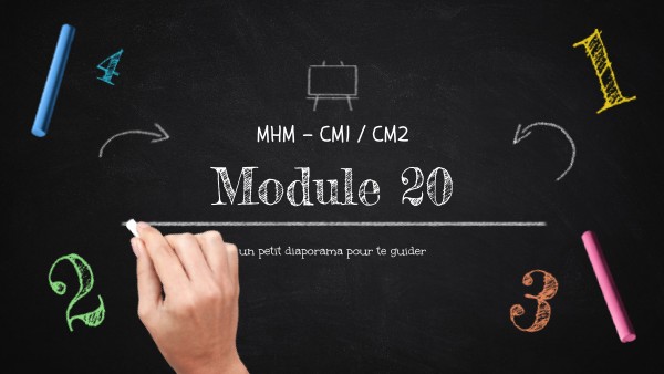 Module 20 CM1-CM2 Estelle | Genially