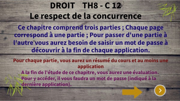 TSTMG-DROIT-TH8-Respect-concurrence | Genially