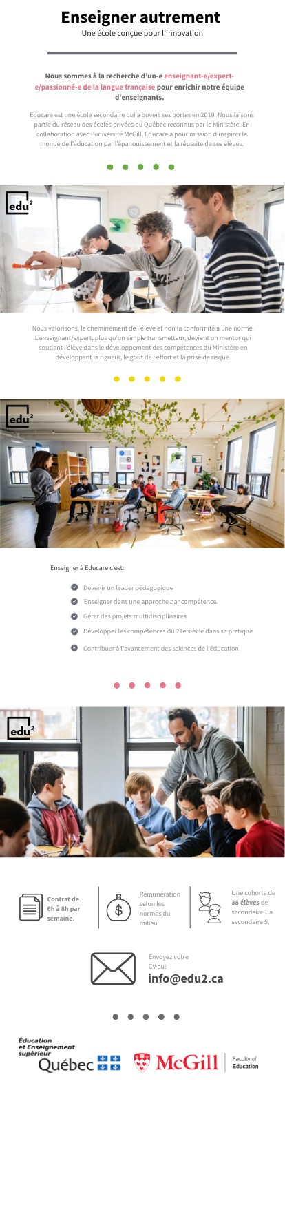 Edu2 - Offre de poste