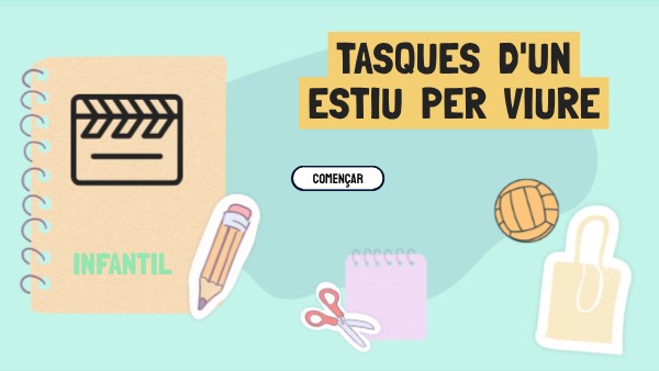 INFANTIL - Deures d'un estiu per viure | Genially