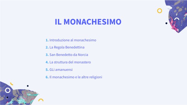 IL MONACHESIMO | Genially