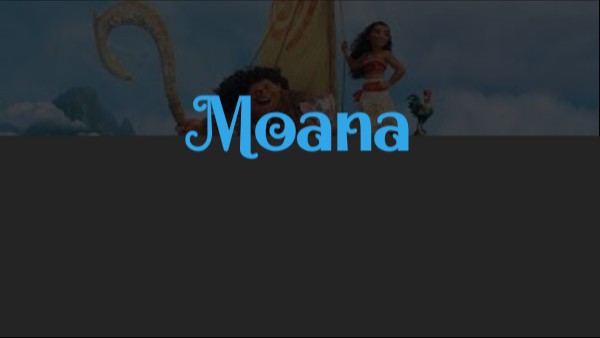 Moana | Genially