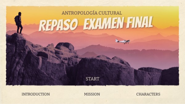 Repaso examen final antropología | Genially