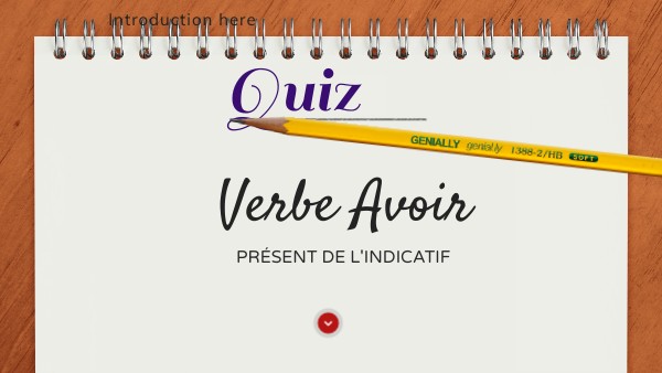 Quiz verbo avoir | Genially