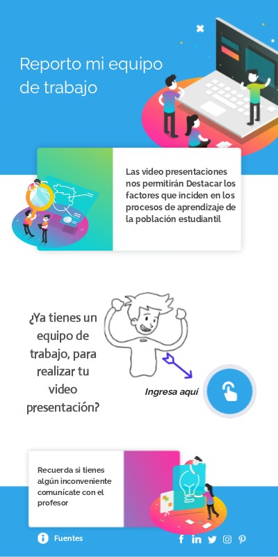 (G1) Reporto mi equipo de trabajo