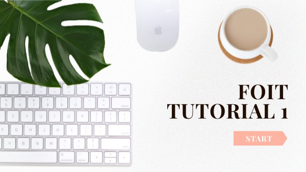 FOIT tutorial 1 | Genially