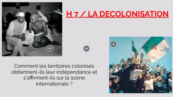 Copie - H 7 La décolonisation