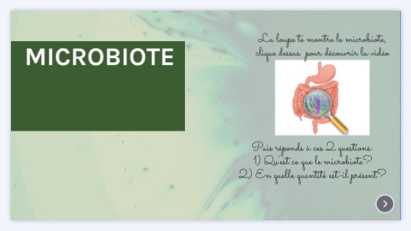 le microbiote seconde | Genially