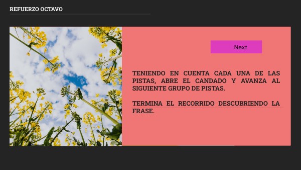 REFUERZO OCTAVO | Genially