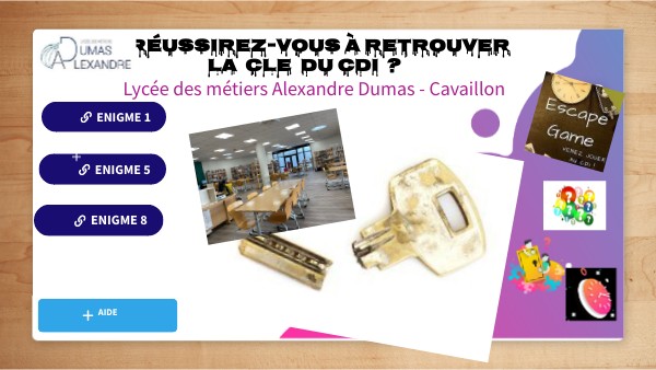 ESCAPE GAME CDI | Genially