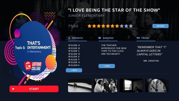 I love being the star of the show - Topic 5