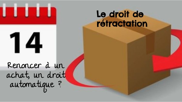 Le droit de rétractation