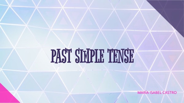 Past Simple - Regular Verbs | Genially