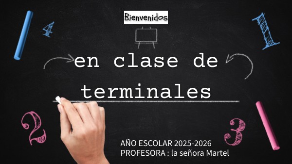 PRIMER CONTACTO CON LOS TERMINALES | Genially