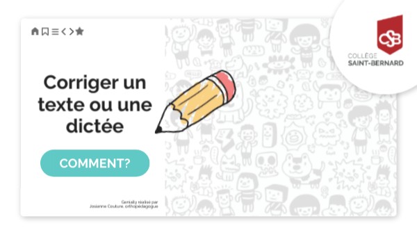 Démarche de correction | Genially