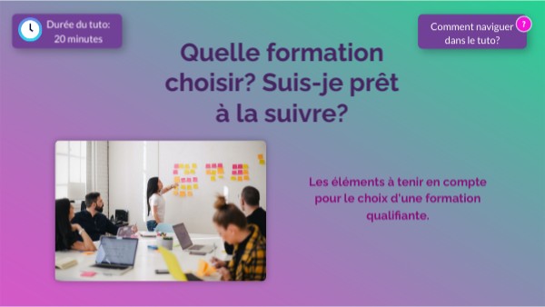 Quelle formation choisir? | Genially
