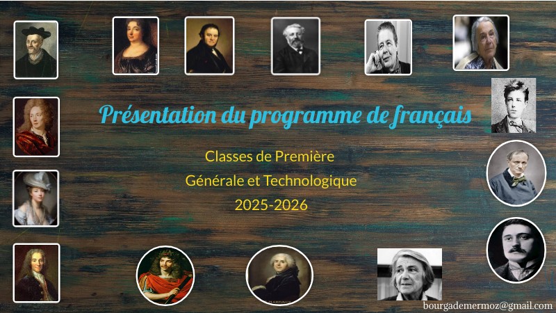 Programme année 2025-2026 | Genially