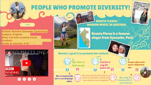 PeopleWhoPROMOTE DIVERSITY MISS LEZAMAPROJECT-Miss CarmenLezama | Genially