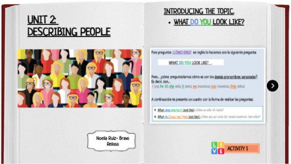 5ºU2 DESCRIBING PEOPLE | Genially