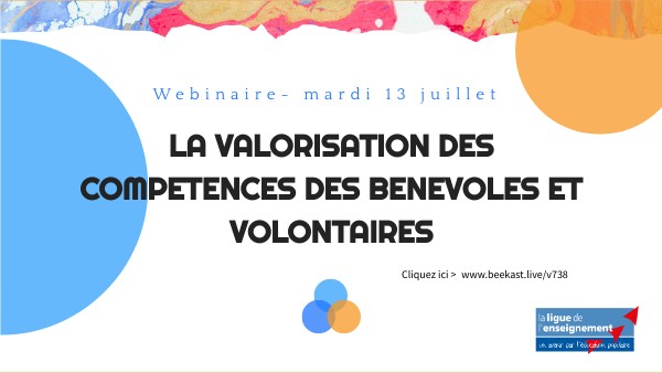 La valorisation des compétences bénévoles | Genially