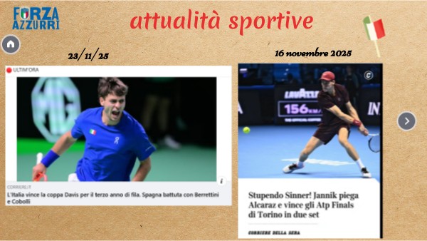 classe virtuale - attualità sportive | Genially