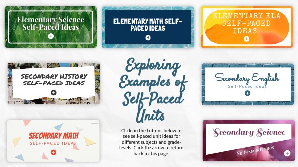 Self-Paced Unit Examples