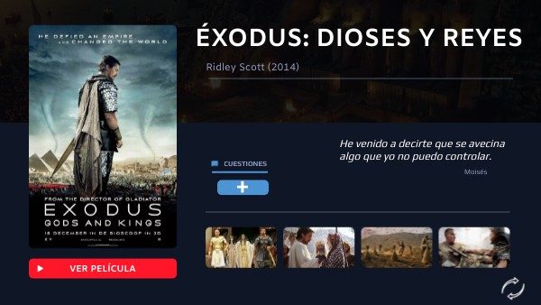 Éxodus: dioses y reyes | Genially
