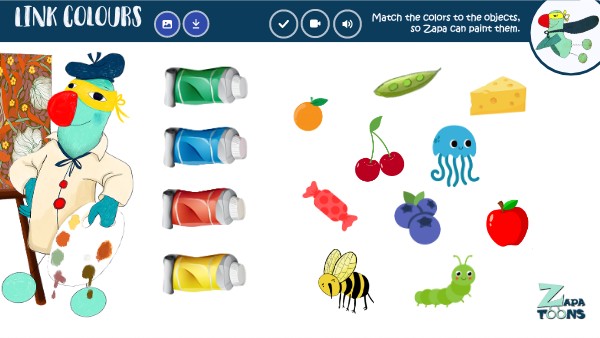 Link the colours | Genially