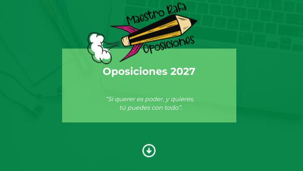 Presentación Maestro Rafa Oposiciones | Genially