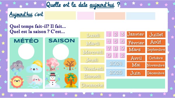 fle calendrier | Genially
