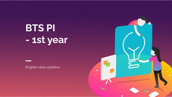 BTS PI - 1st year 2nd semester