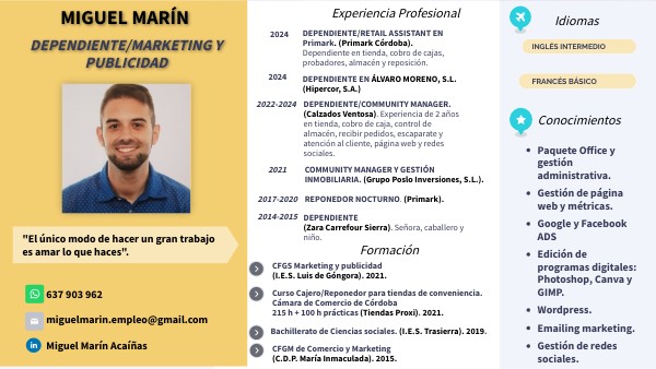 Currículum Vítae | Genially