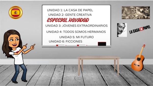 mi clase virtual tercero (3ème) | Genially