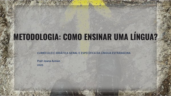 Metodologia Prof. Arman 2024 | Genially