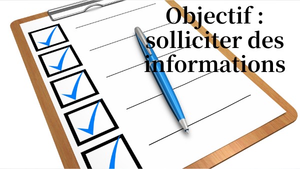 Demander des infos | Genially