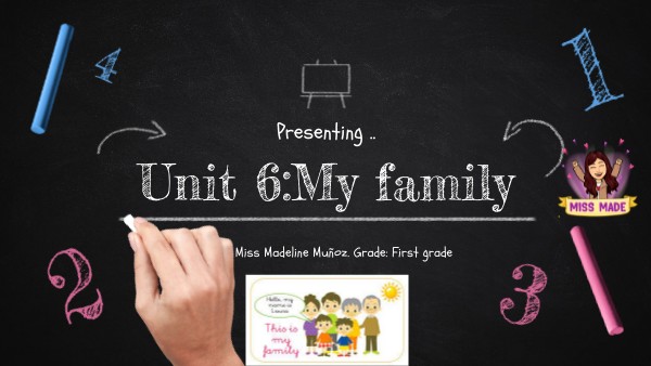 Unit 6 : My family | Genially